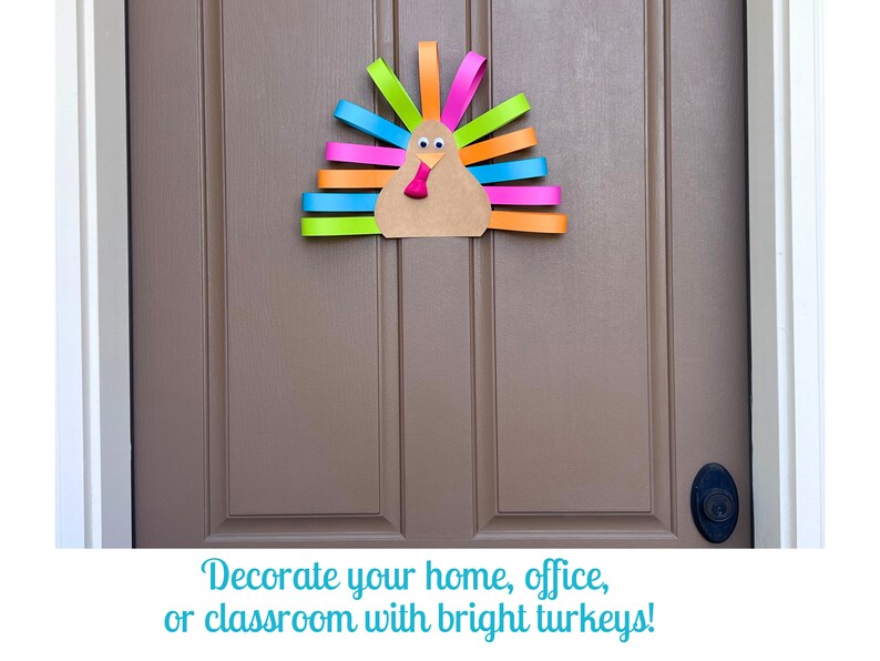 Turkey Craft Kids Thanksgiving DIY Decoration Fall Family Thanksgiving ...