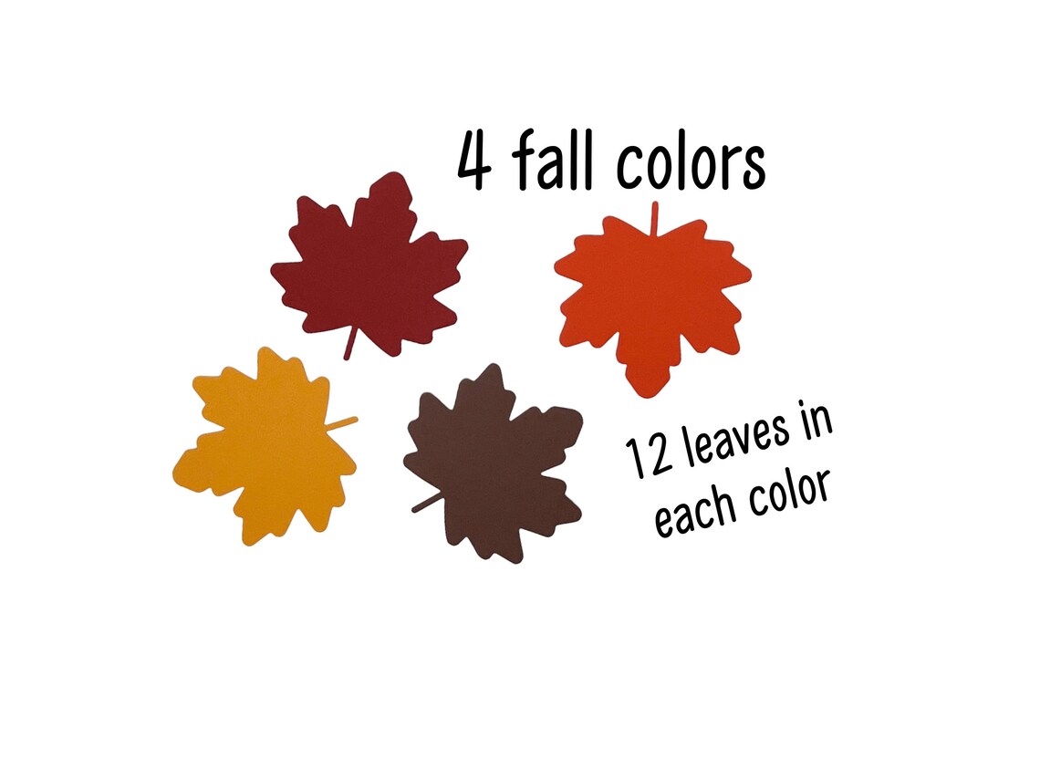 Fall Leaf Die Cuts for Fall Kid Crafts Classroom Bulletin Board Fall ...