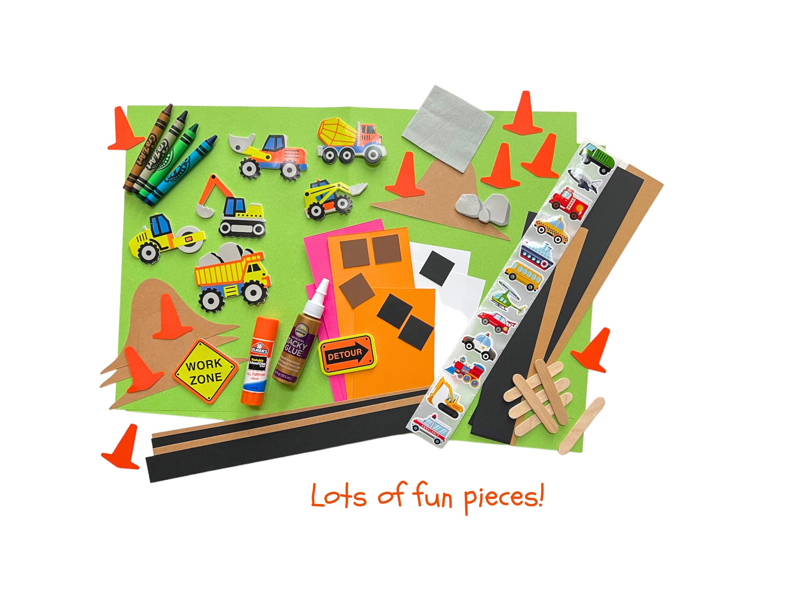 Construction Craft Kids Summer Gift Box Kid Construction Activity for ...