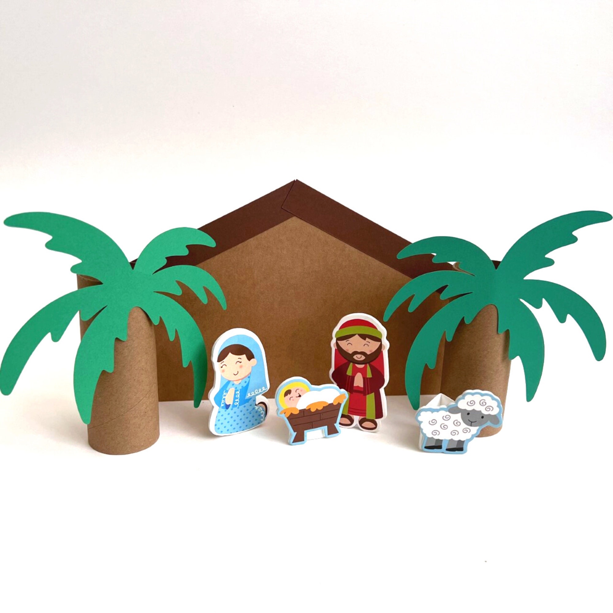 Easy Christmas Craft for Kids, Simple Christmas Nativity Craft, Baby ...