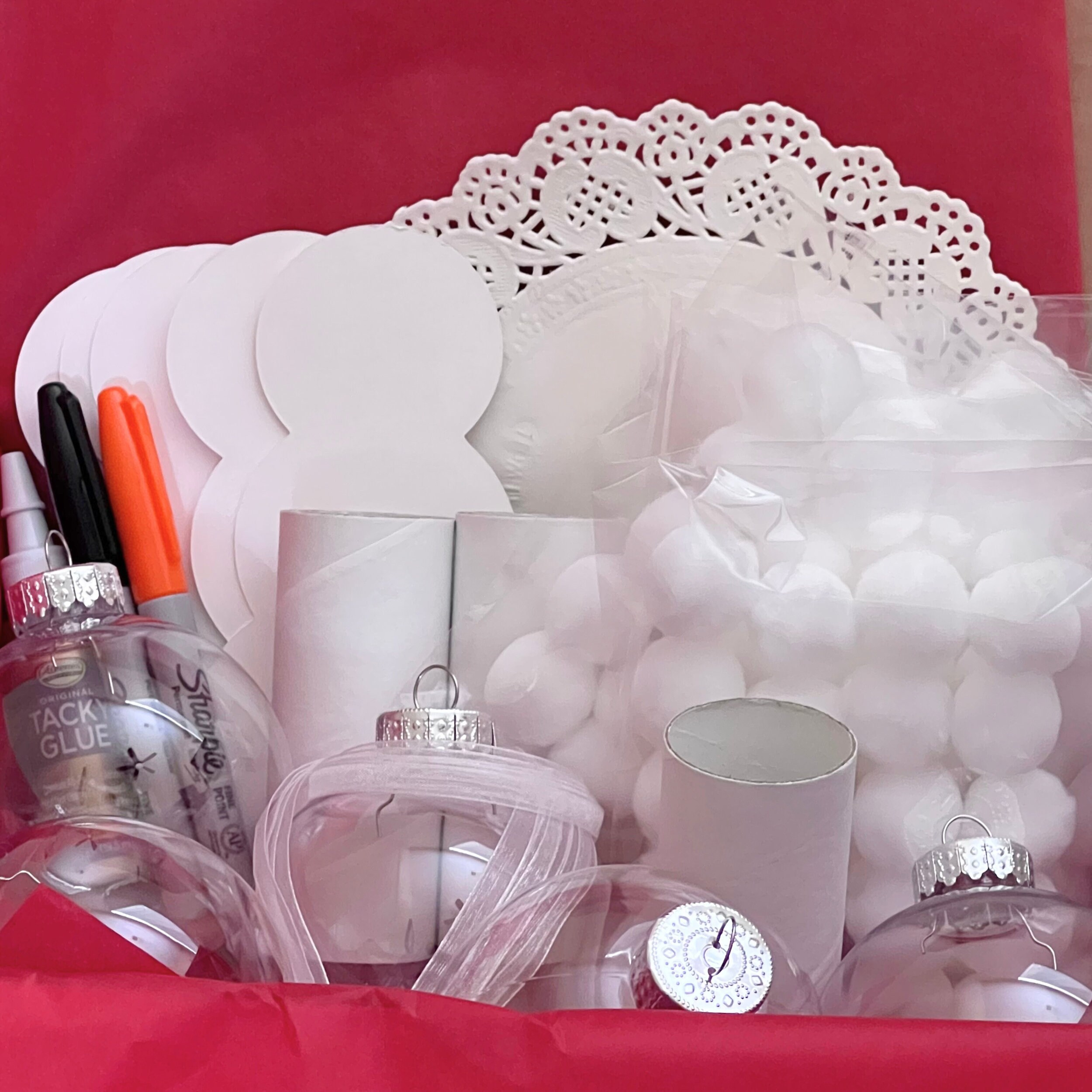 Easy Winter Snowman Craft Box for Busy Families, Christmas Craft With ...