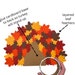 Thanksgiving Turkey Kid Craft Fall Leaves DIY Thanksgiving Decor Fall ...