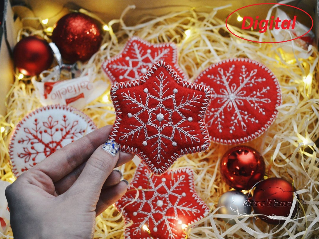 Christmas Tree Toys Embroidery Design, ITH 4x4 Hoop (digital Download ...