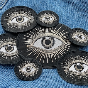 Digital Embroidery Design File Fantastic Patch All-seeing Eye, Evil Eye ...