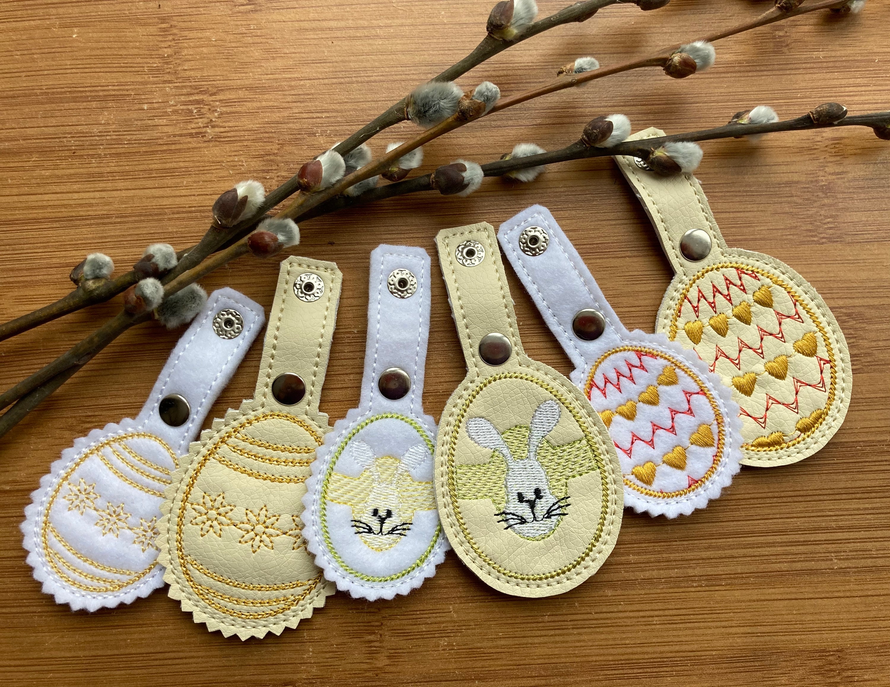 ITH Snap Tab Easter Egg Key Fob Design Easter Egg Machine - Etsy