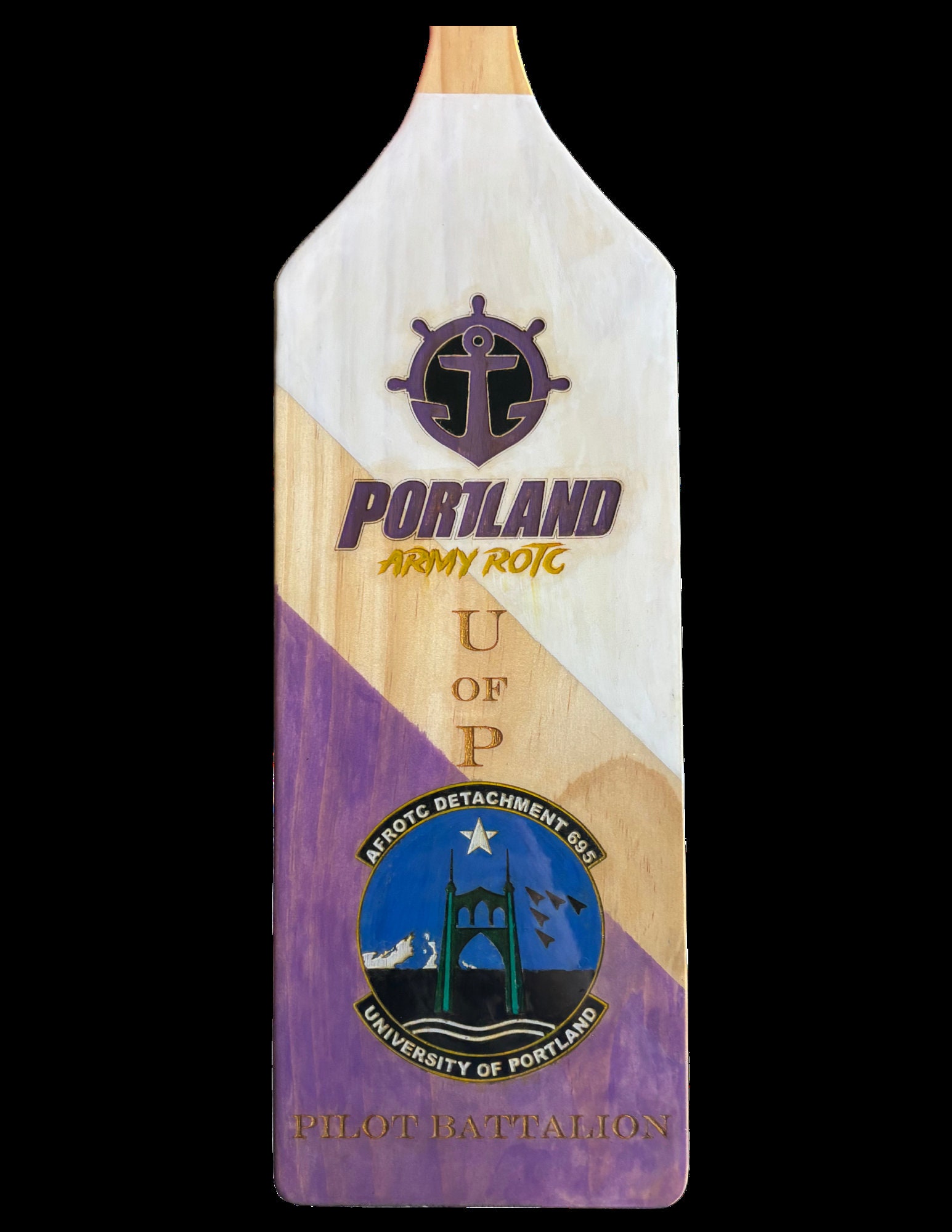 Custom Military Recognition Paddle Hand-painted, Military Appreciation ...