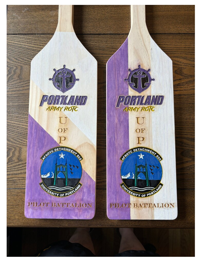 Custom Military Recognition Paddle Hand-painted, Military Appreciation ...