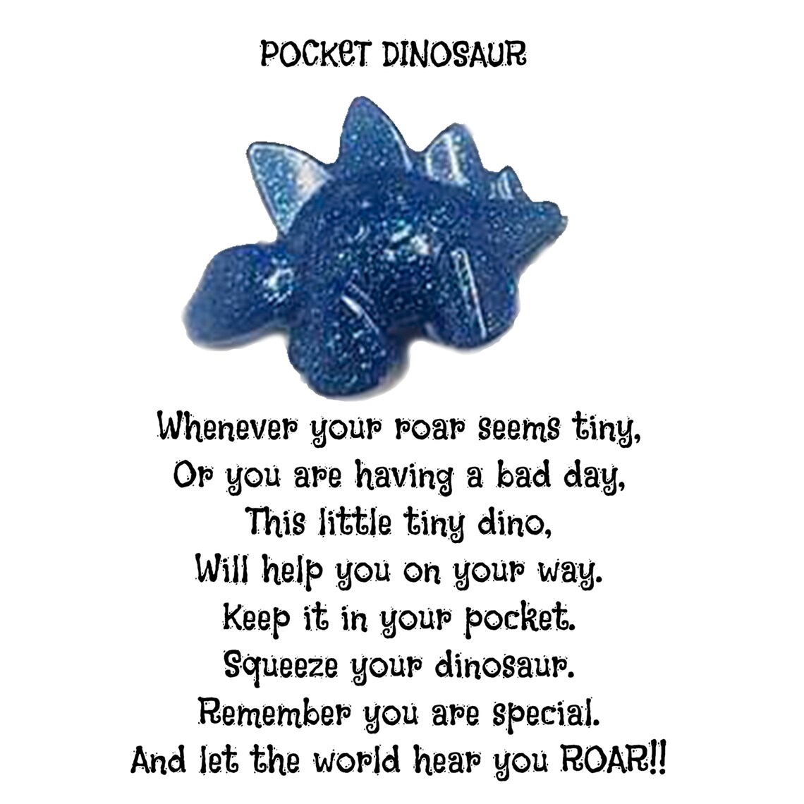 Printable POCKET DINO CARD Plain (digital Download) - Etsy