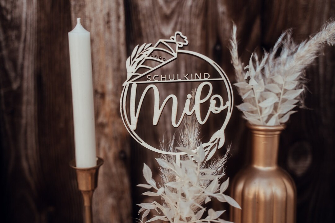 Cake Topper Schoolchild Cake Plug School Enrolment Personalized Cake ...