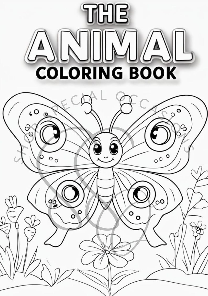 Animal Color Book - Etsy