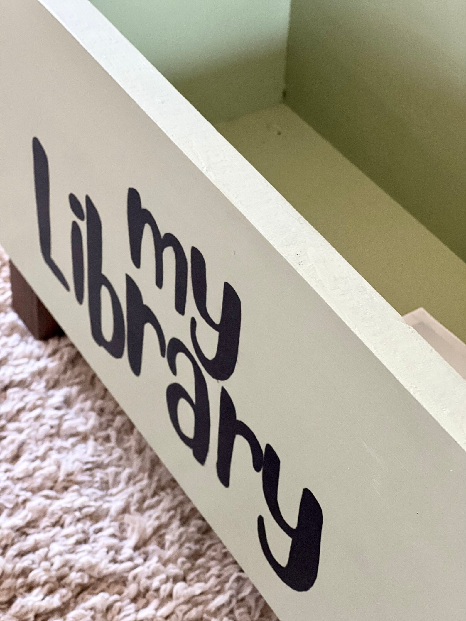 Children's Library Box Baby Book Box Book Storage - Etsy