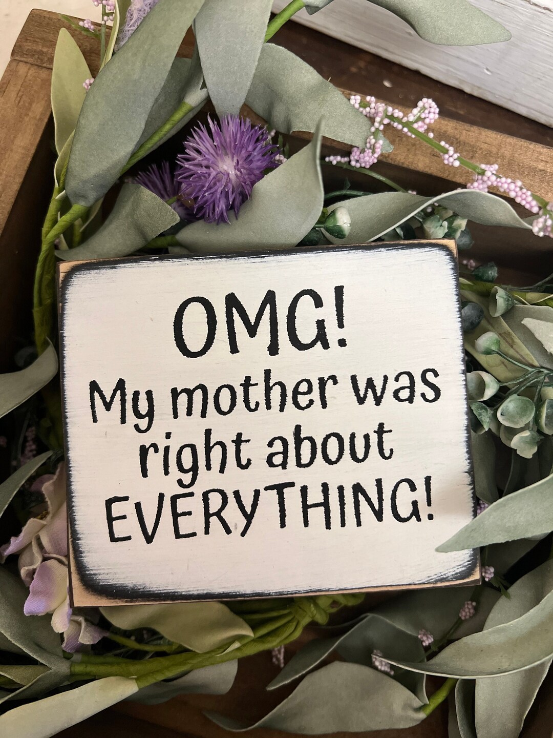 Desk Sign for Mom, Desk Sign Funny, Best Mom Ever Sign, Mothers Day ...