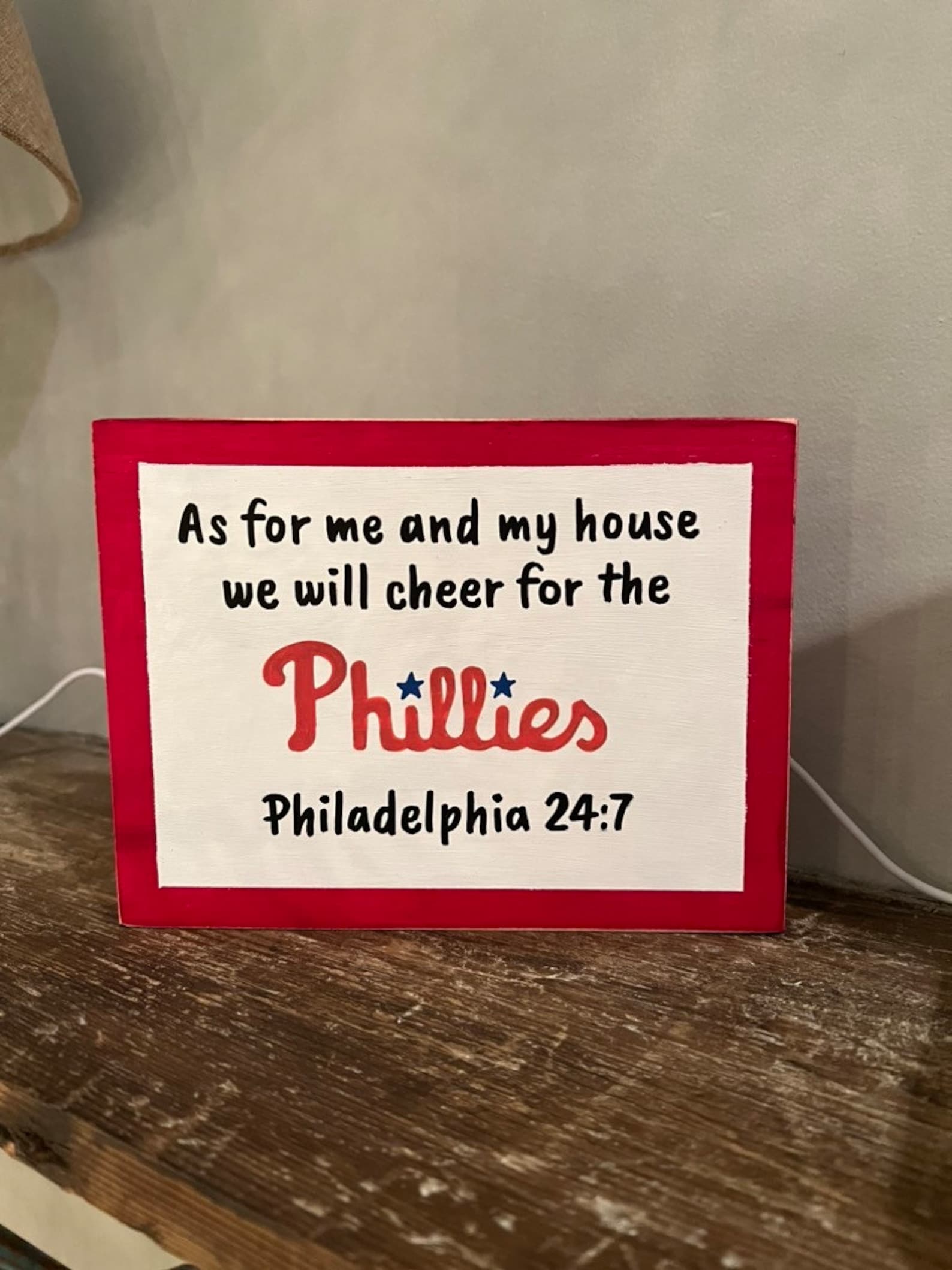 Philadelphia Phillies, in This House Phillies Decor, Baseball Gift ...