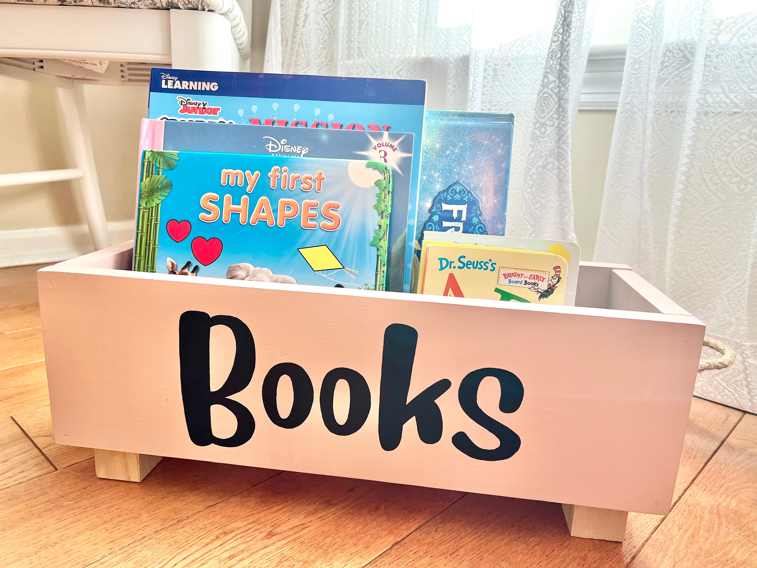 Children's Library Box Baby Book Box Book Storage - Etsy