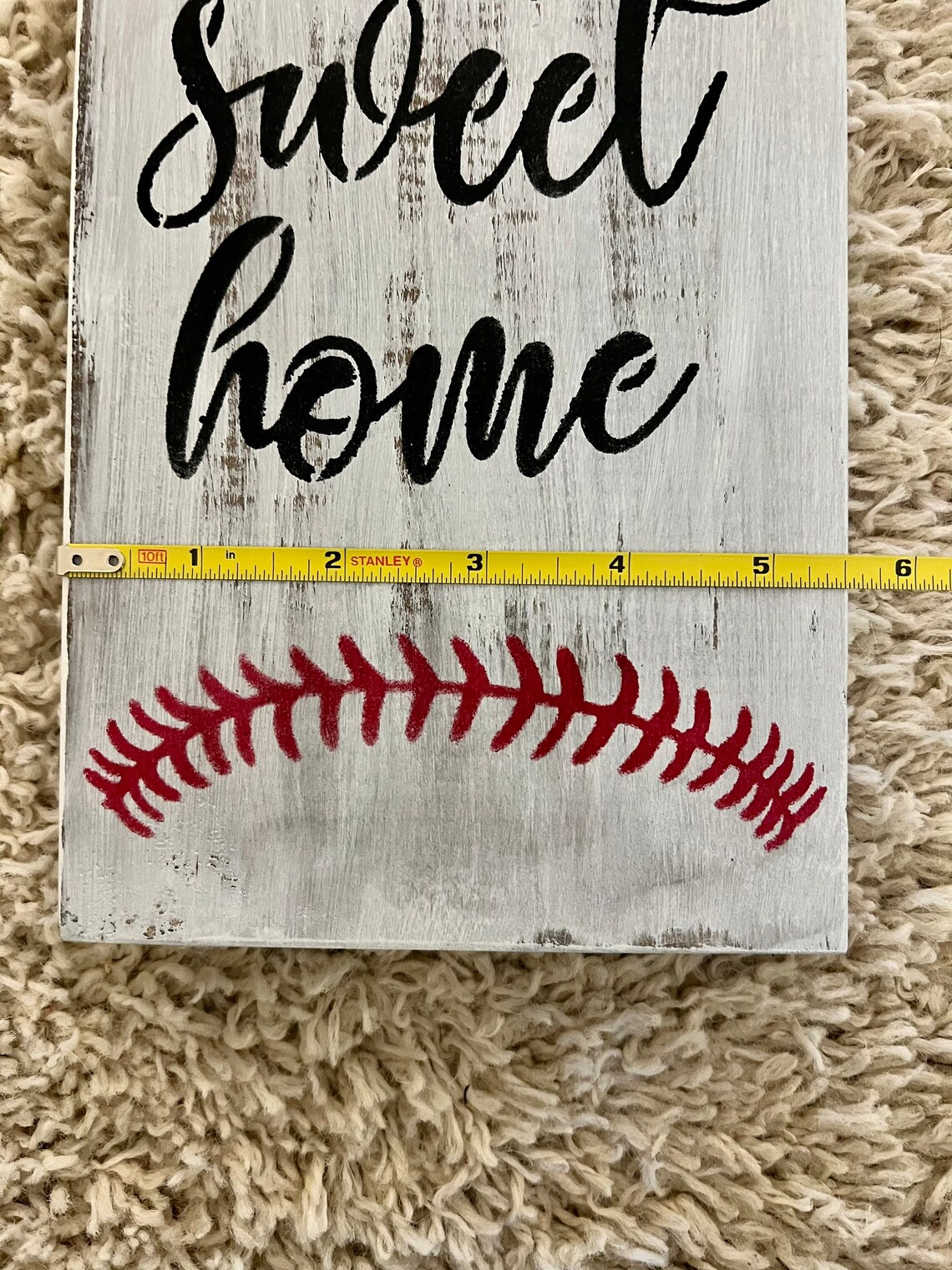 Baseball Home Sweet Home Sign Welcome Sign Baseball Baseball - Etsy