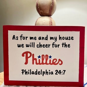 Philadelphia Phillies, in This House Phillies Decor, Baseball Gift ...