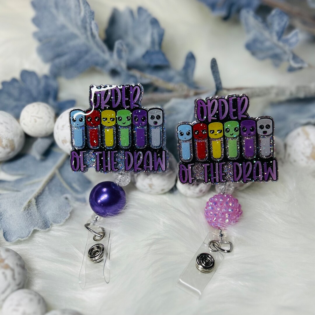 Phlebotomy/ Lab Draw Badge Reels - Etsy