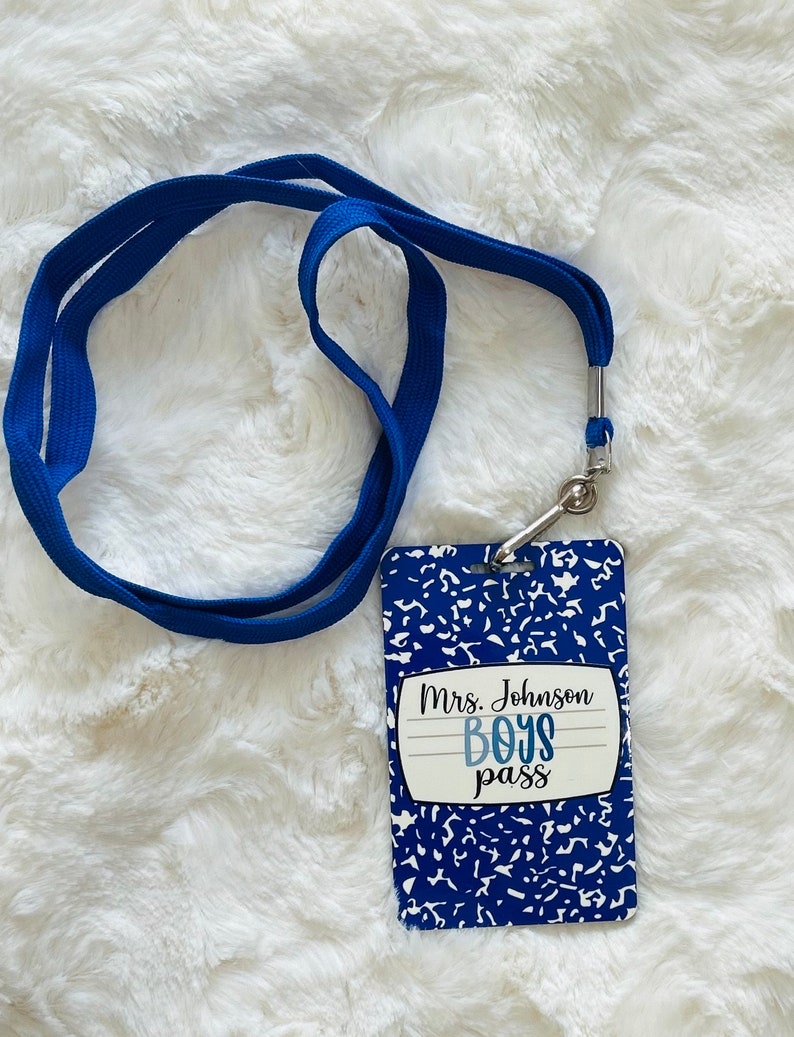 Hall Pass Lanyard - Etsy