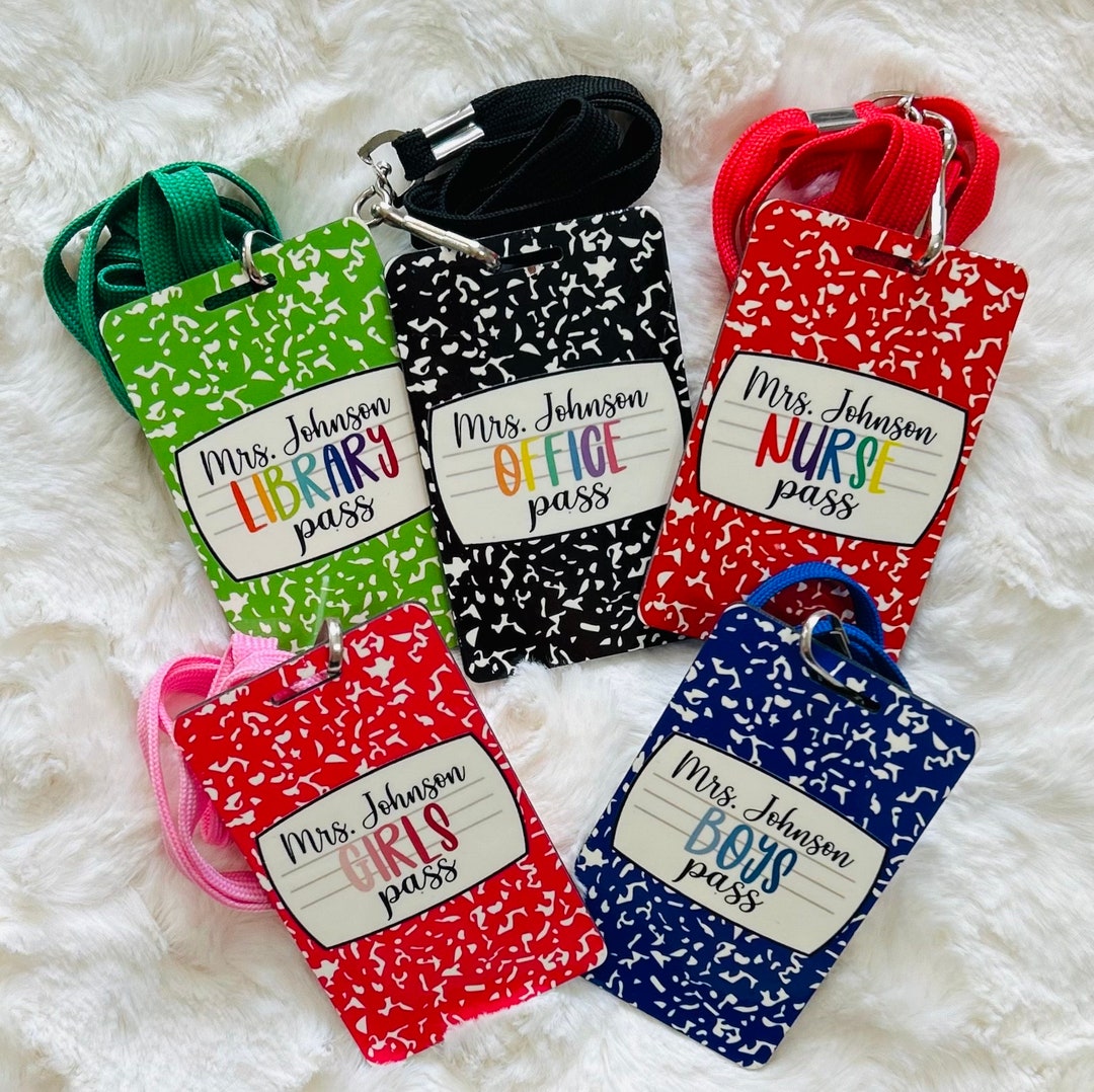 Hall Pass Lanyard - Etsy