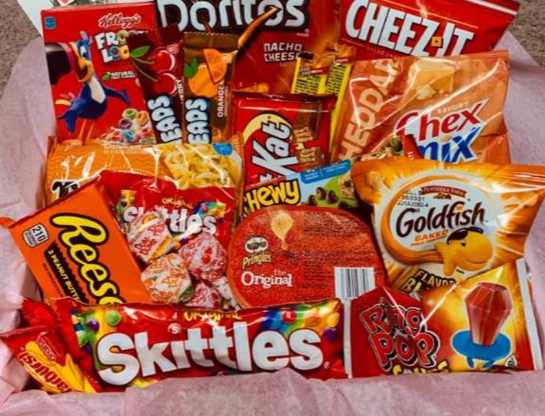 Theme Colored Gift Box With Goodies! Makes Perfect Gift! Note: the ...