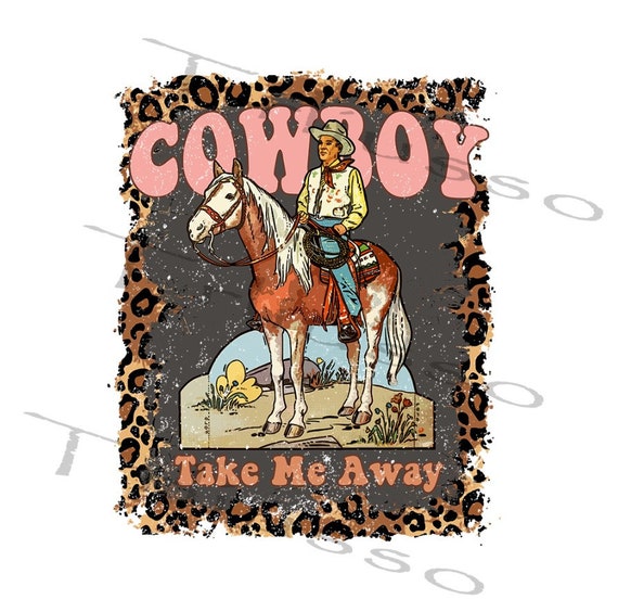 Cowboy Leopard Western Sublimation Designs Clip Art Art & Collectibles ...