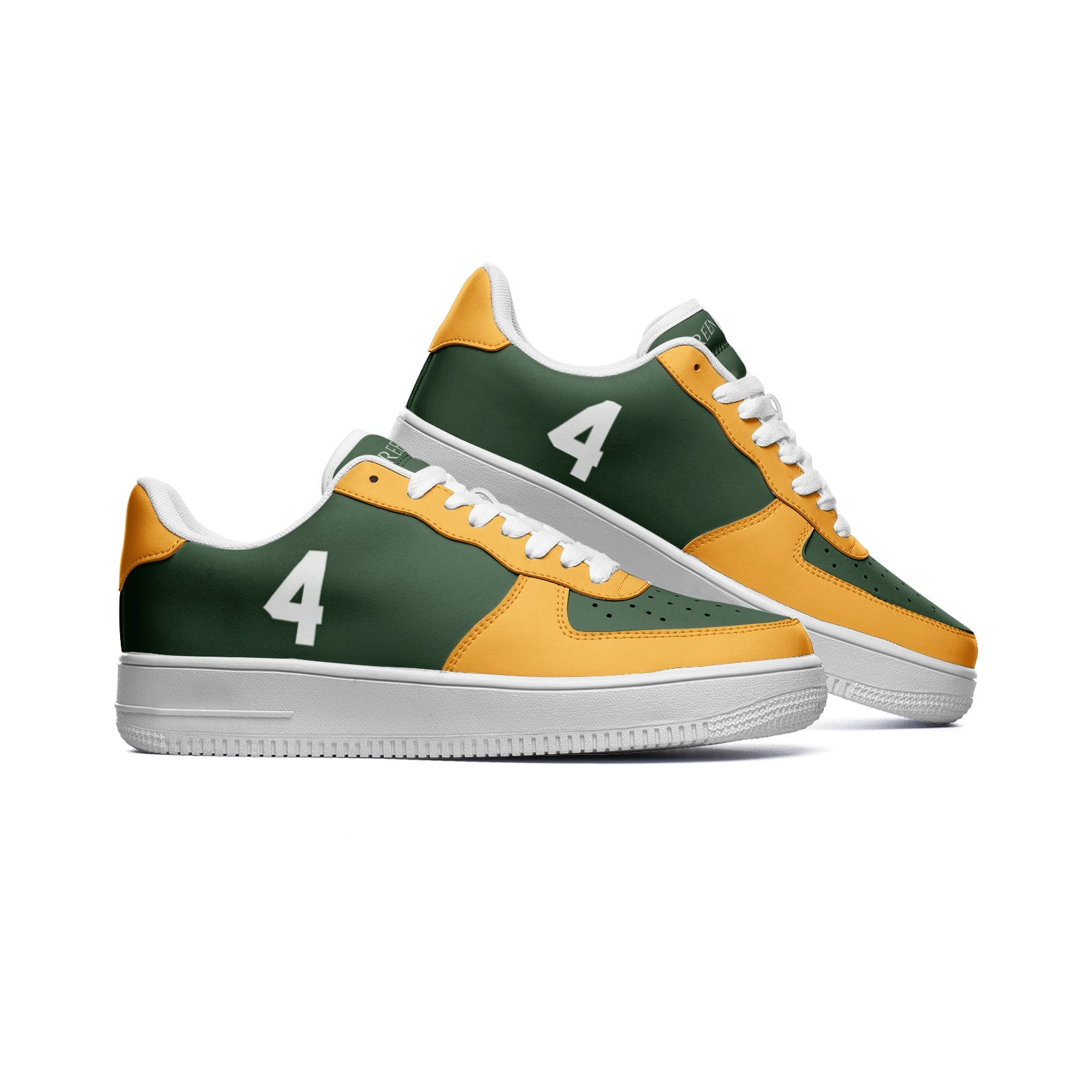 Green Bay Packers Shoes for Men & Women Custom Leather Green Bay Shoes ...