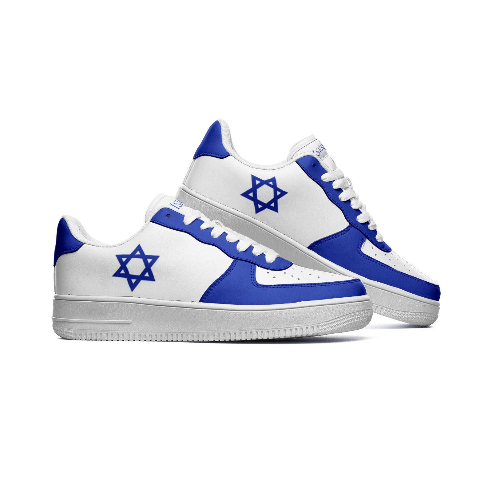 Israel Shoes for Men & Women | Custom Israel Flag Sneakers | Leather ...