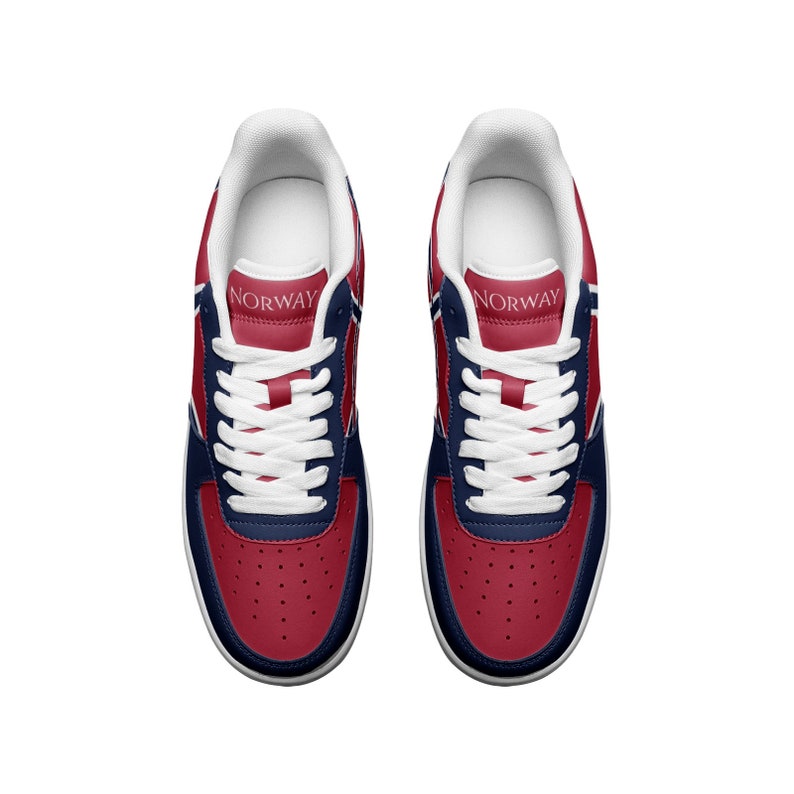 Norway Shoes for Men & Women | Norwegian Flag Sneakers | Custom Norway ...