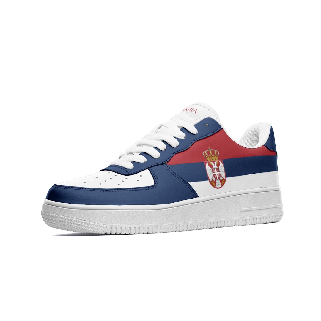 Serbian Flag Shoes for Men & Women | Serbian Gifts | Serbia Sneakers - Etsy