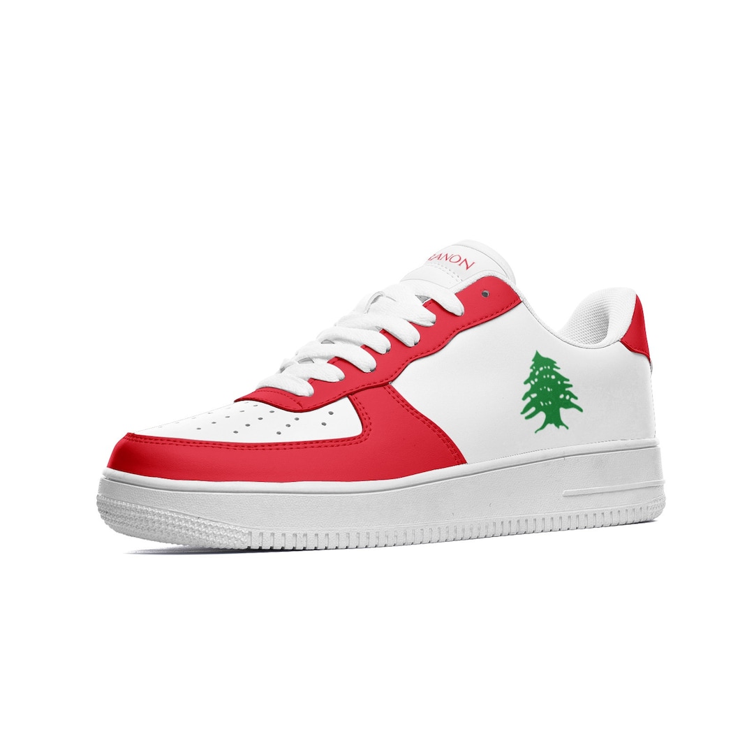 Lebanon Shoes for Men & Women | Lebanon Flag Sneakers | Lebanese Gifts ...
