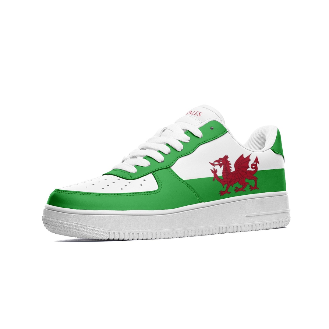 Wales Shoes | Welsh Gifts for Men & Women | Welsh Dragon Sneakers - Etsy