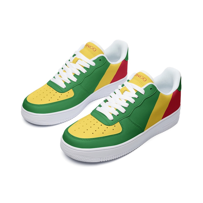 Republic of Congo Shoes | Brazzaville-congolese Flag Sneakers | Congo ...