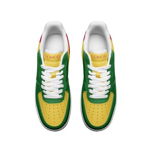 Republic of Congo Shoes | Brazzaville-congolese Flag Sneakers | Congo ...