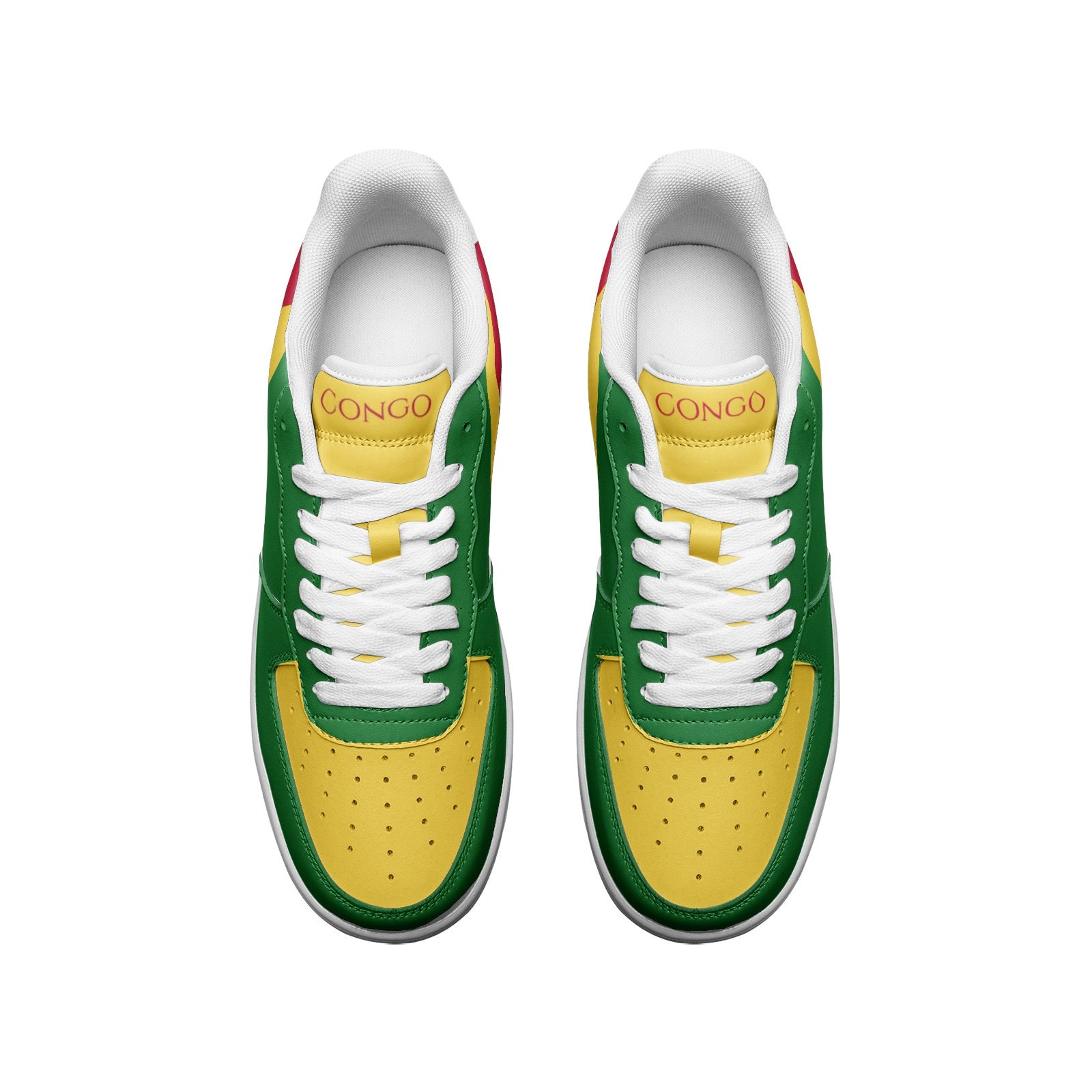 Republic of Congo Shoes | Brazzaville-congolese Flag Sneakers | Congo ...