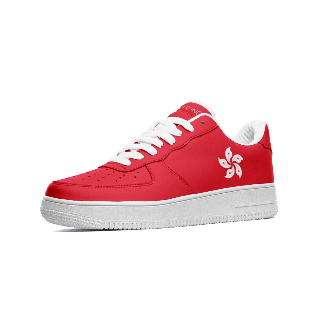 Custom Hong Kong Sneakers | Soccer Fan Shoes - Etsy