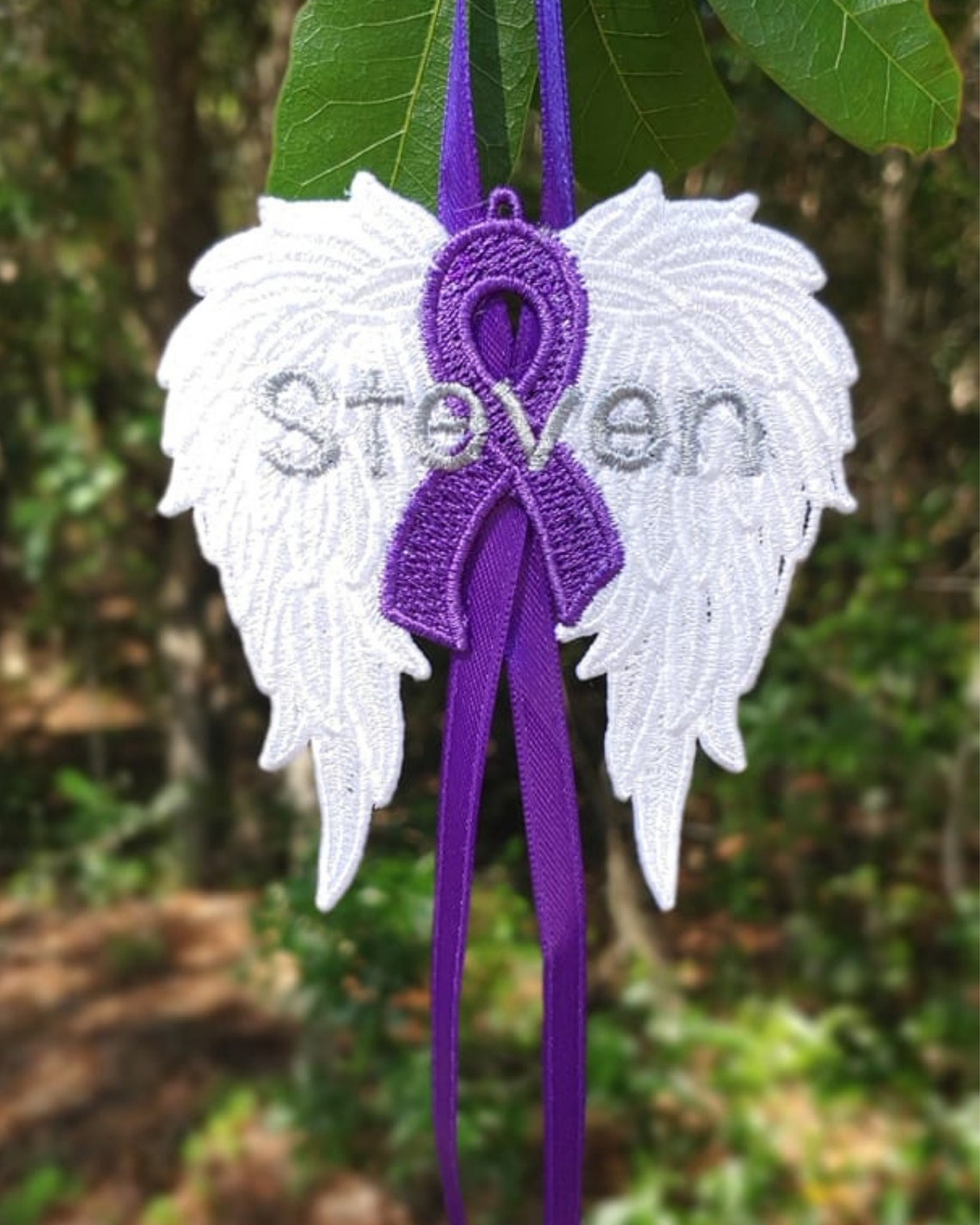 Personalized / Overdose Awareness Ribbon / Angel Wings / Remembrance ...