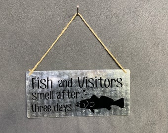Guest, Like Fish Smell After 3 Days Sign - Etsy