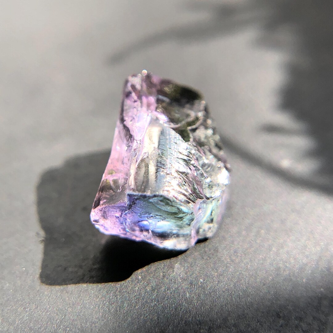 Natural Trio Color Stunning Zoisite Tanzanite Crystal, Loose Uncut 6.50 ...