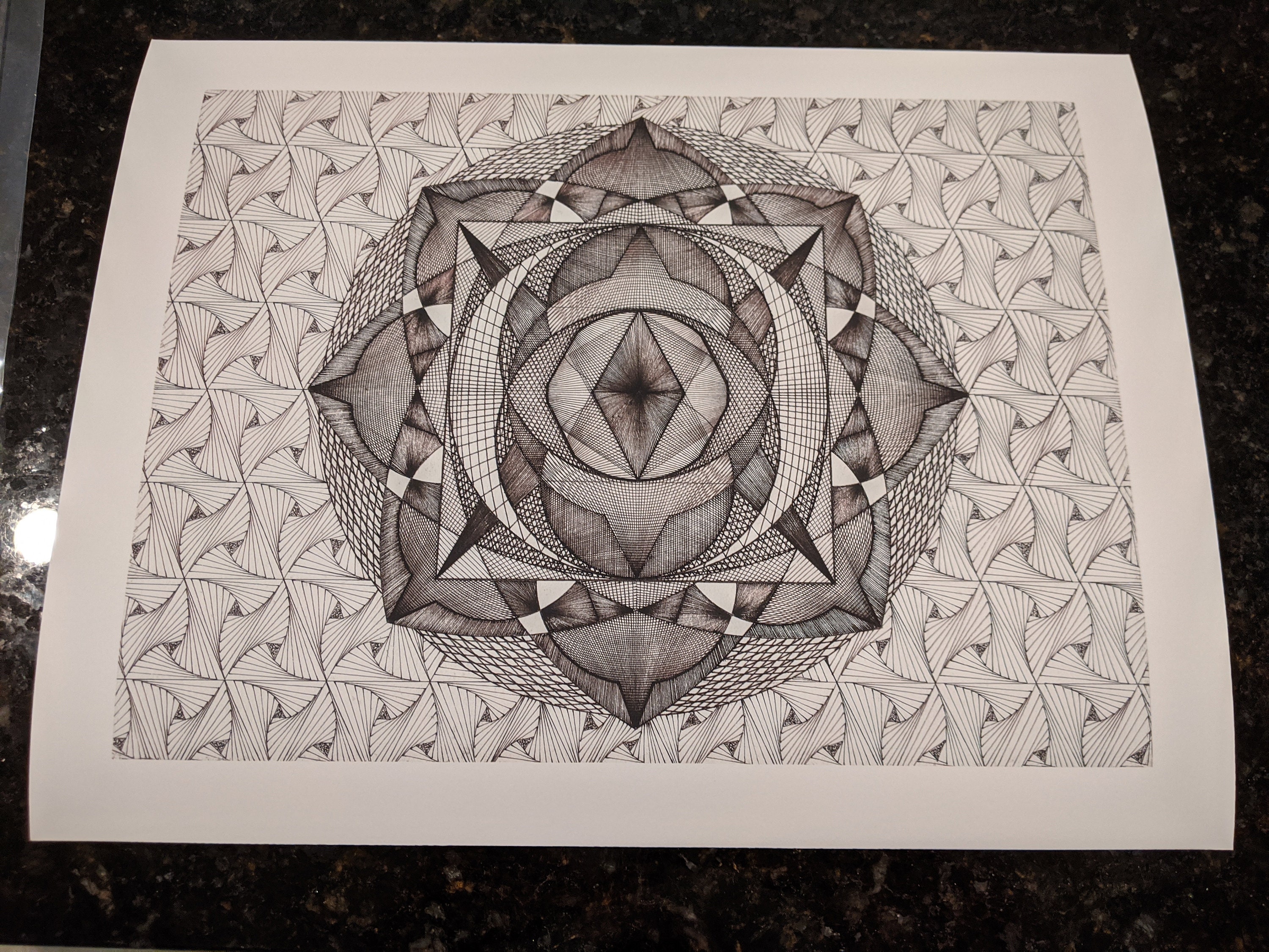 SHIELDED DHARMA CHAKRA | Jungian Shadow Work Mandala | Abstract ...
