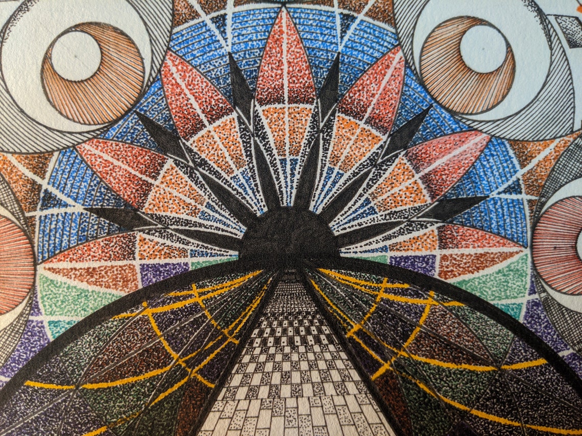 SHADOW PATH Jungian Shadow Work Mandala Abstract - Etsy