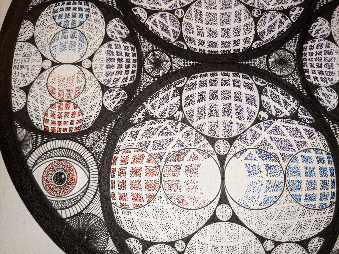 FOCUS | Jungian Shadow Work Mandala | Abstract Psychedelic Geometric ...