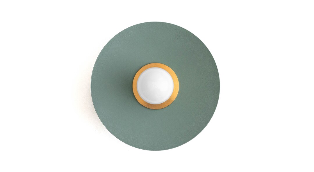 Modern Sconce - Green Sconce - Sconce Lighting - Wall Sconce Light ...