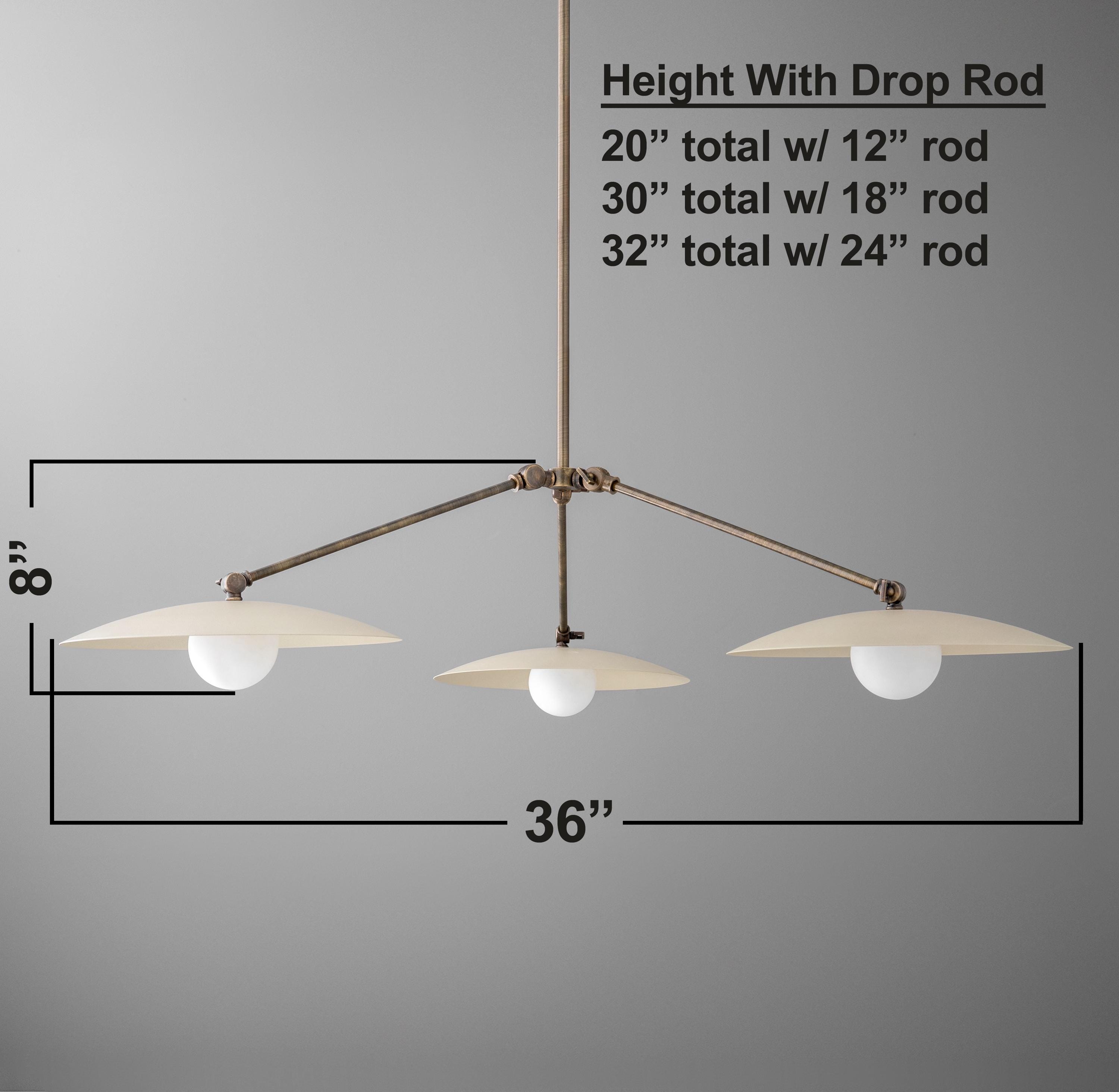 Pointing Down - Chandelier Light-antiqued Brass Light- cream Chandelier ...