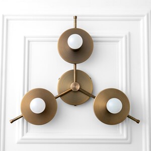 Ceiling Light - Geometric Lighting - 3 Light Ceiling Light - Dining ...