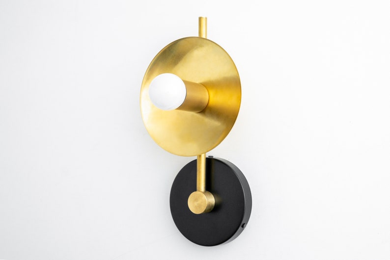 Reflector Sconce Vanity Lighting Wall Lighting Semi - Etsy