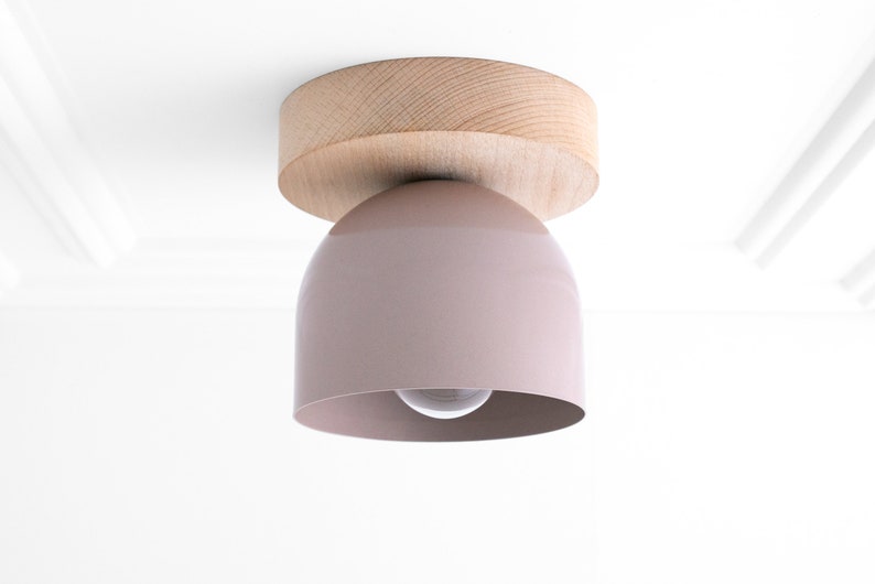 Natural Wood Light Ceiling Light Minimalist Lighting - Etsy