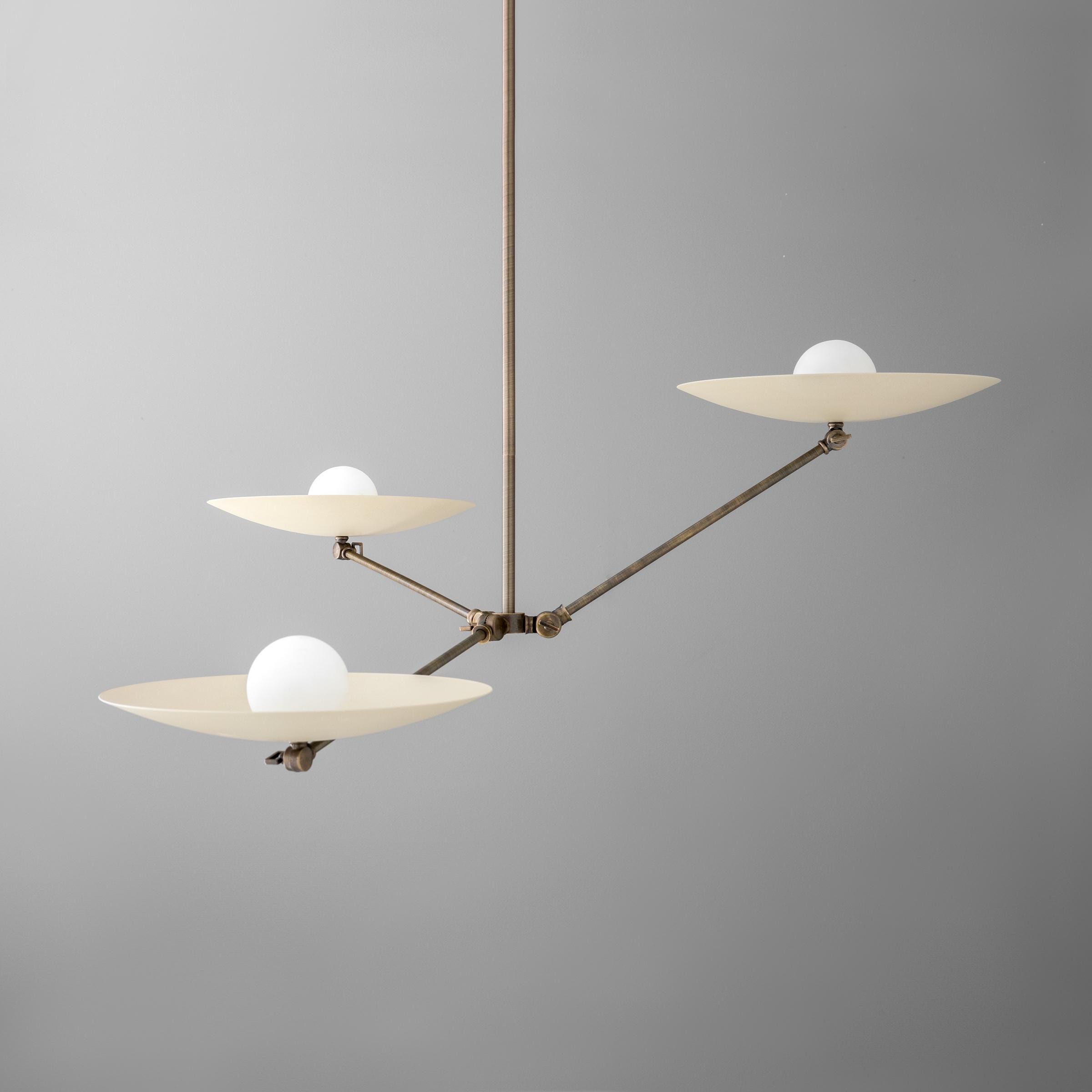 Pointing up - Chandelier Light-antique Brass Light-modern Ceiling Light ...