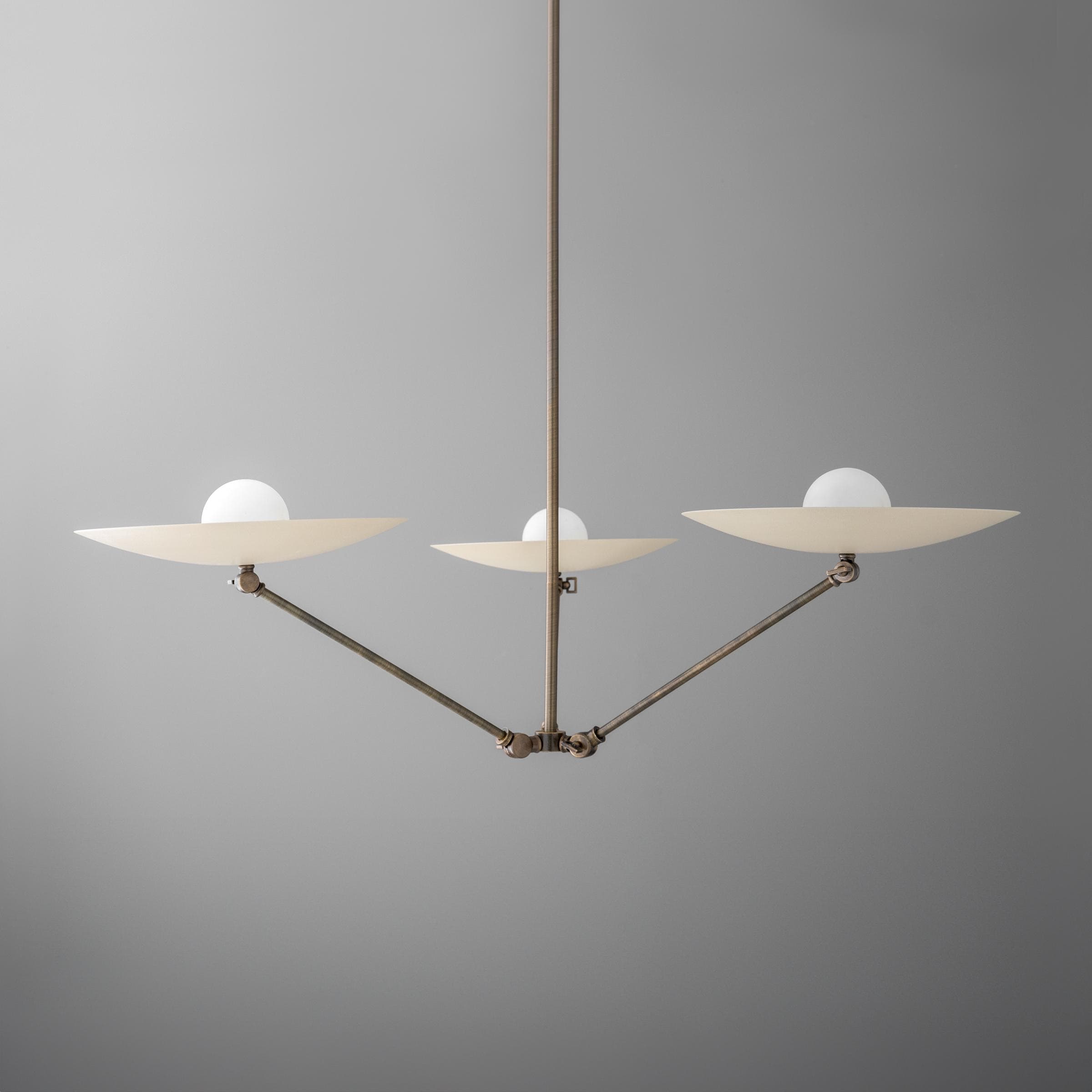 Pointing up - Chandelier Light-antique Brass Light-modern Ceiling Light ...