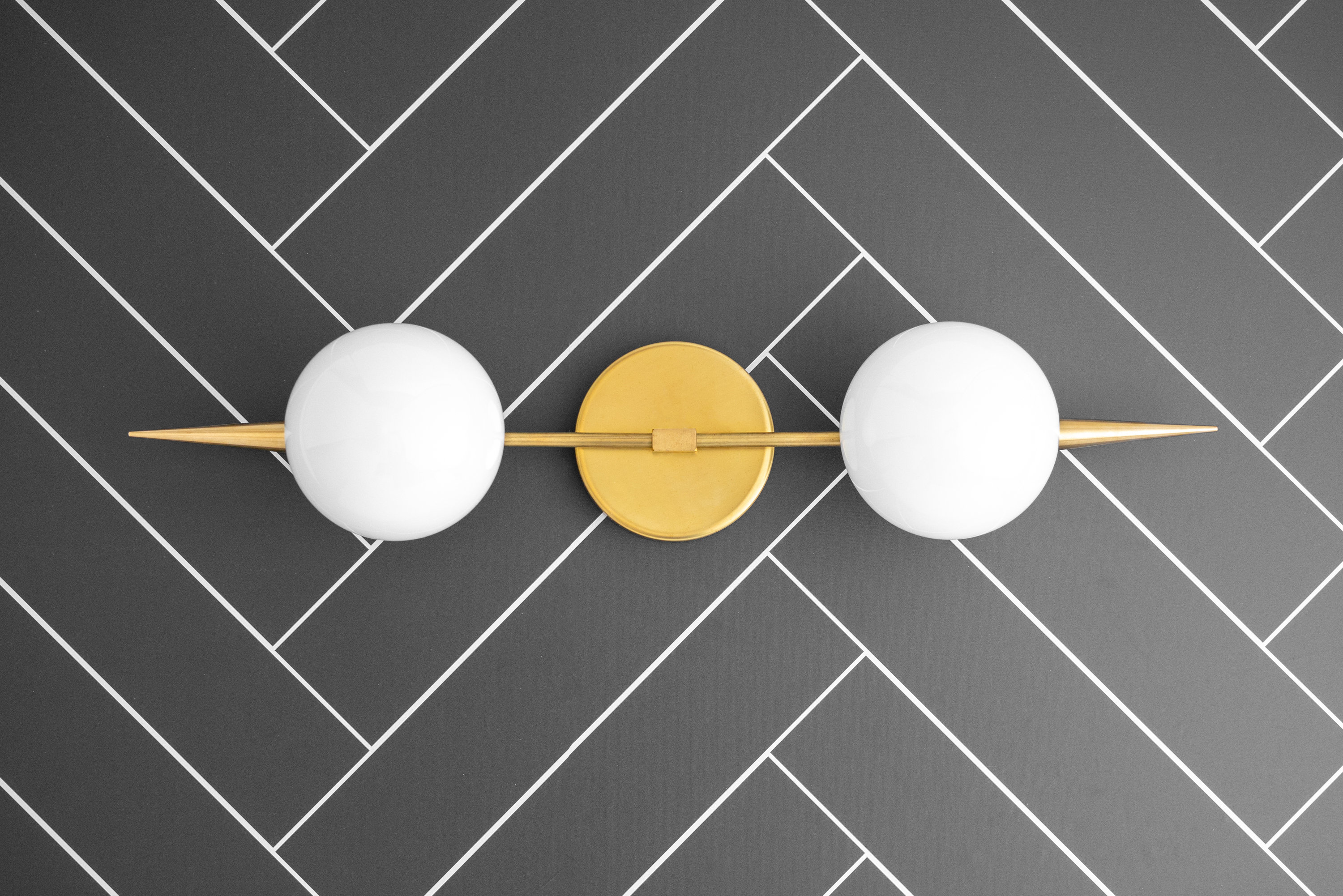 Glass Globe Vanity Wood Sconce Brass Light Fixture - Etsy