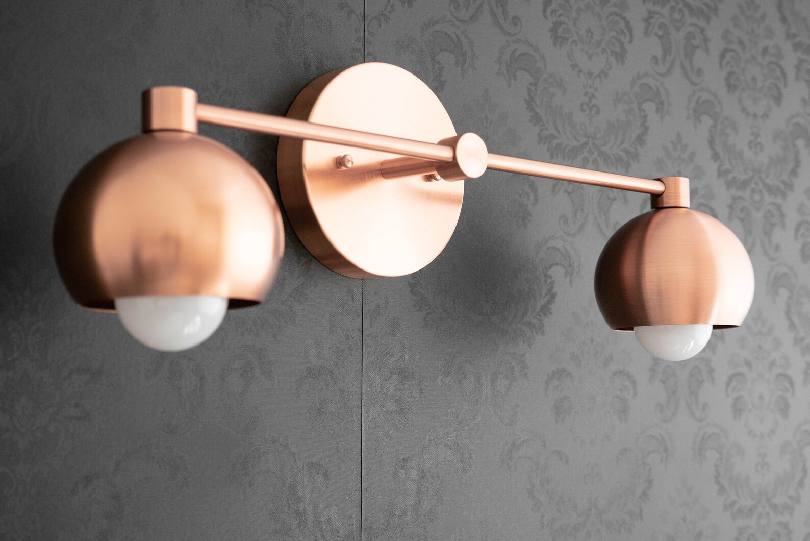 Brushed Copper Vanity Copper Vanity Light Vanity Lighting - Etsy